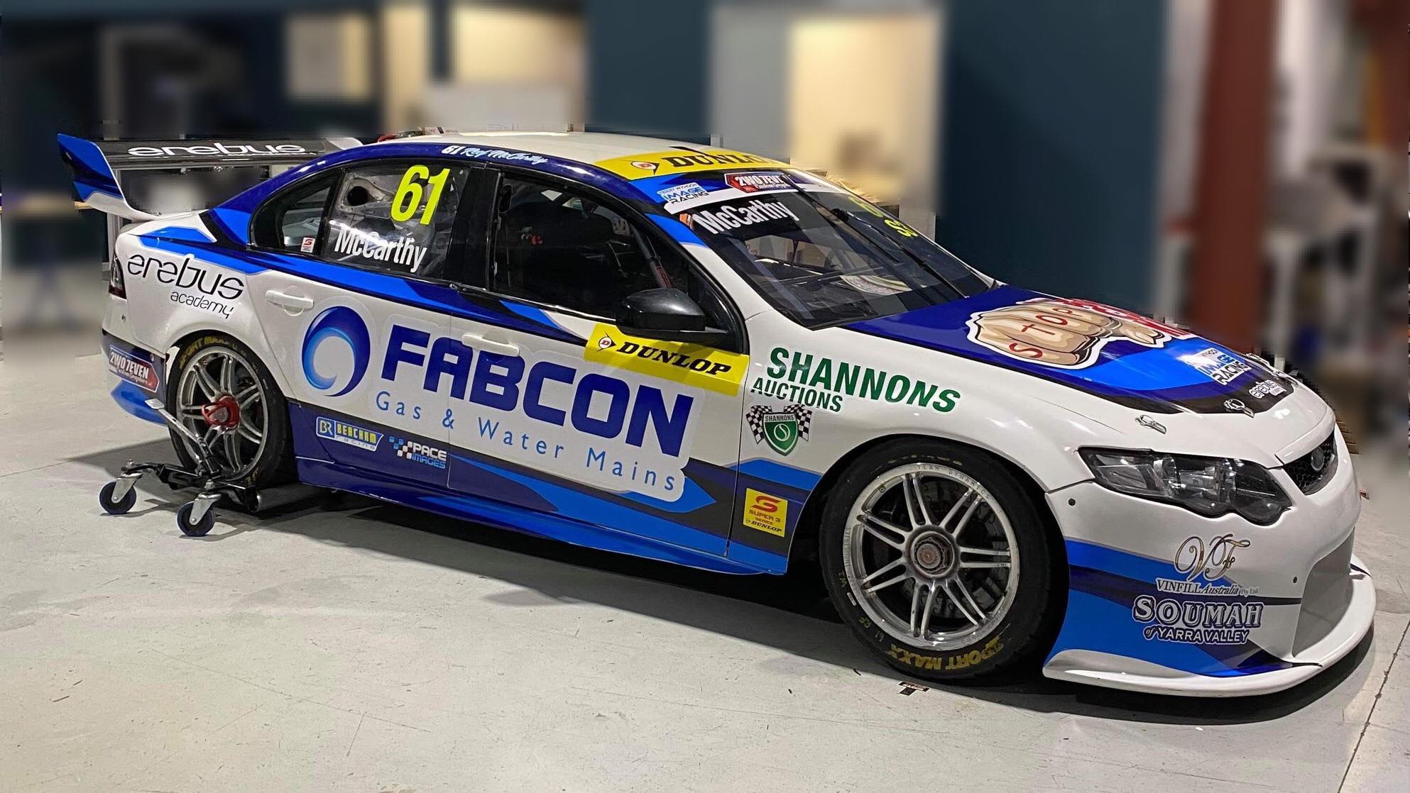 New livery, sponsor for McCarthy Falcon - V8 Touring Car